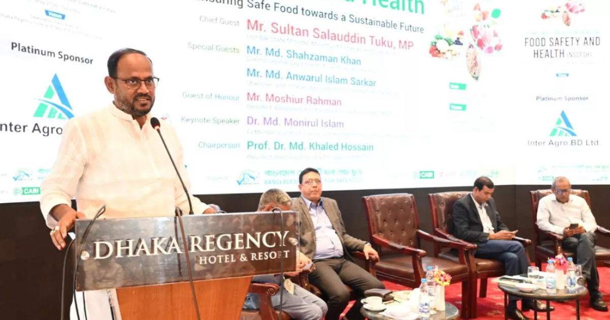 Salauddin Tuku: Food safety needs coordinated govt-private efforts