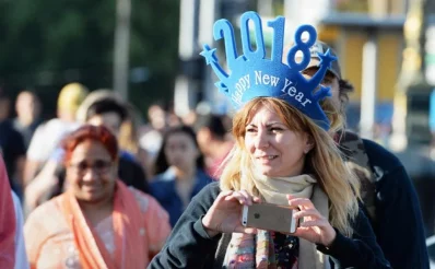 In pictures: New year celebration across the world