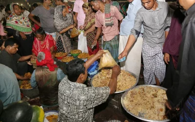 In pictures: Decadent waste at weddings