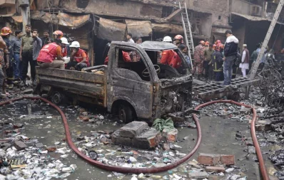 In pictures: Churihatta fire, then and now