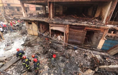 In pictures: Churihatta fire, then and now