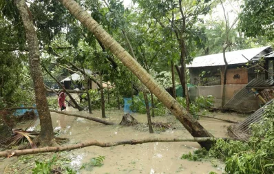 In pictures: Aftermath of Cyclone Bulbul
