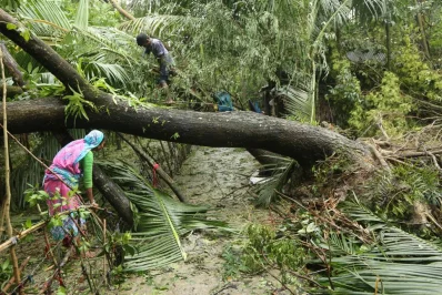 In pictures: Aftermath of Cyclone Bulbul