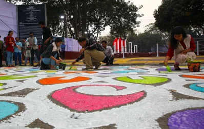 In pictures: Nation prepares for Language Martyrs Day