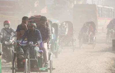 In pictures: Dust pollution rises