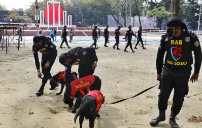 In pictures: RAB security inspection at Shaheed Minar | Dhaka Tribune