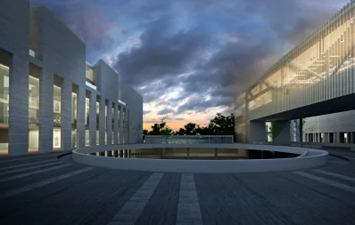 In pictures: Modern complex for historic public library