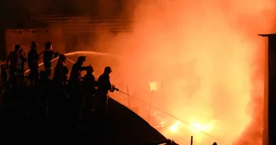 In Pictures: Massive fire engulfs Tejgaon slum