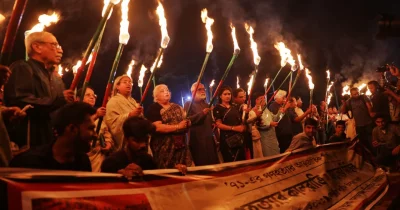 In pictures: Torch procession held observing Genocide Day
