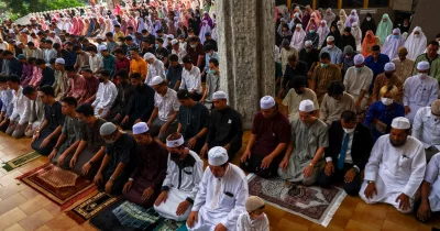 In pictures: Muslims across world celebrate Eid with prayers