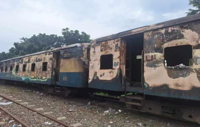 Tangail train fire: 3-member probe committee formed