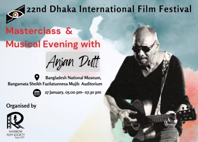 Renowned filmmaker Anjan Dutt to conduct exclusive masterclass in Dhaka