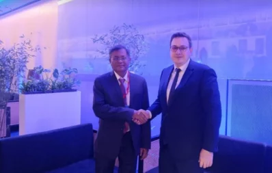 Hasan meets his four counterparts in Brussels