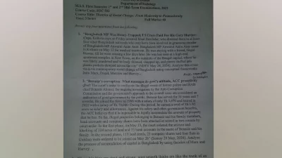 Benazir’s corruption, MP Anar’s honey trap featured in DU question paper