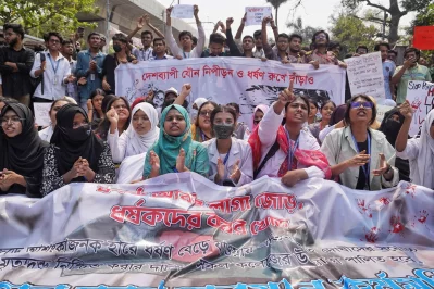 Anti-Rape protests intensify in Dhaka: Multiple groups rally at Shahbag