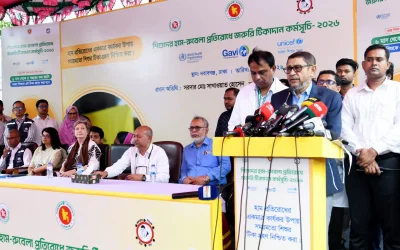 Measles-rubella vaccination begins in 30 upazilas
