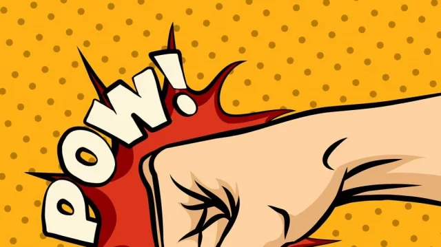 Punching Someone In The Face Cartoon