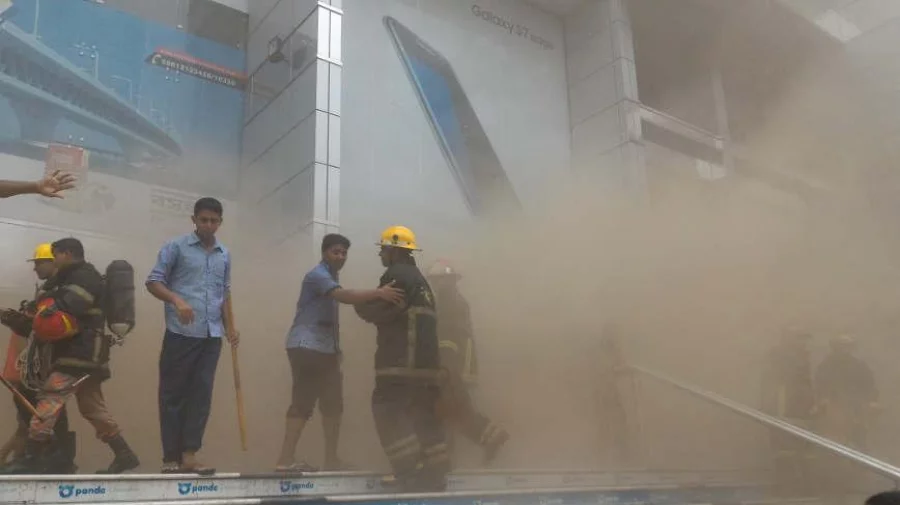 Bashundhara mall fire under control