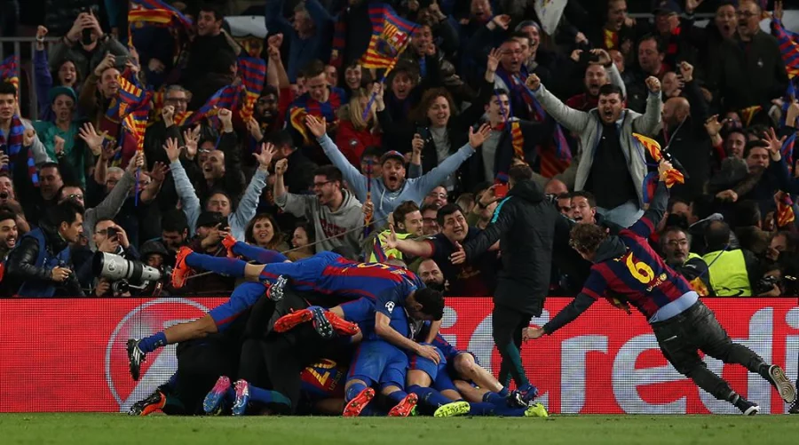 Barca’s earthshaking comeback celebrations register as mini-quake