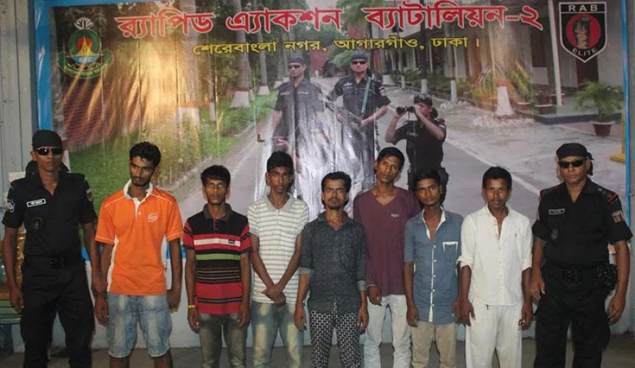 8 muggers, 7 dope gang members held in Dhaka