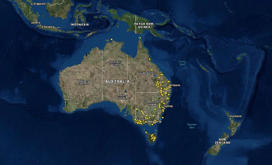 New map records sites of Australia's colonial massacres