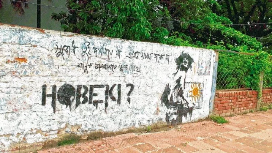 The flight of sense: Emerging graffiti in Dhaka