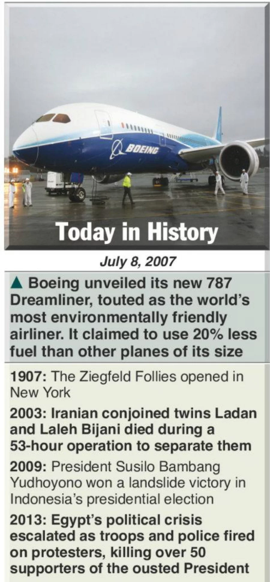 Infographic: This week in history (2-8 July)