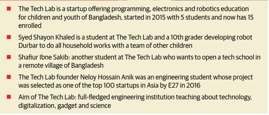 The Tech Lab: Nurturing the future roboticists