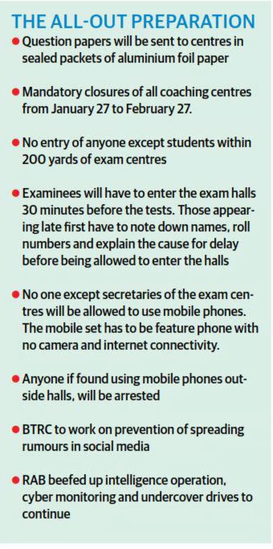 SSC exams: Foolproof measures in place to stop question leaks