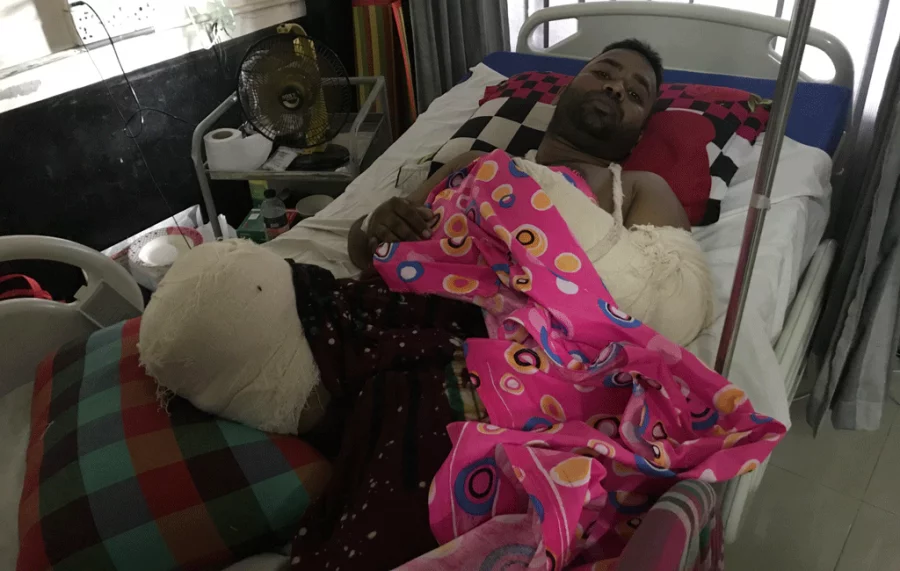 He saved 26 people from a bus, then a bus crippled him