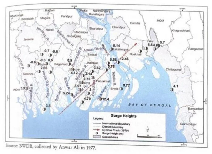 Glimpsing Cyclone Bhola