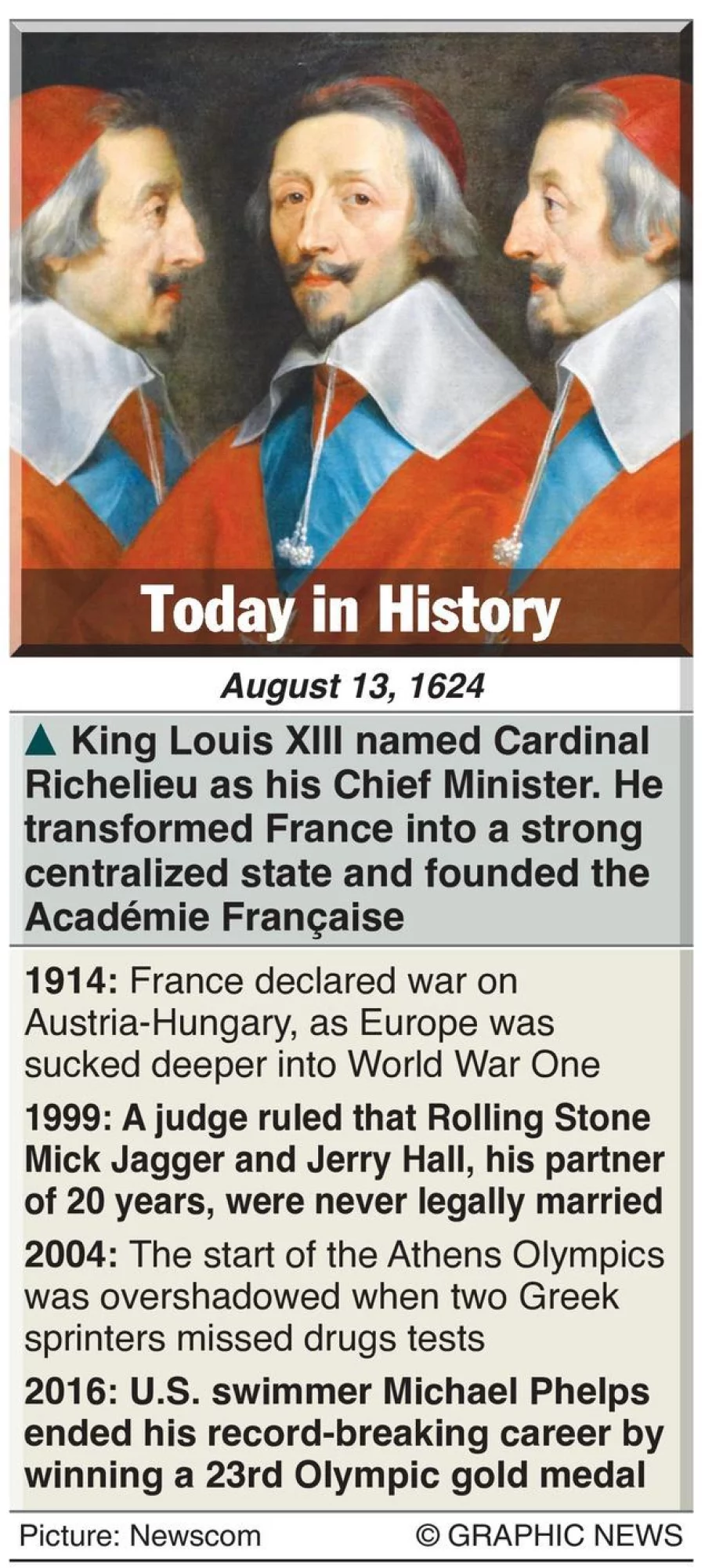 August 13: What happened this day in history