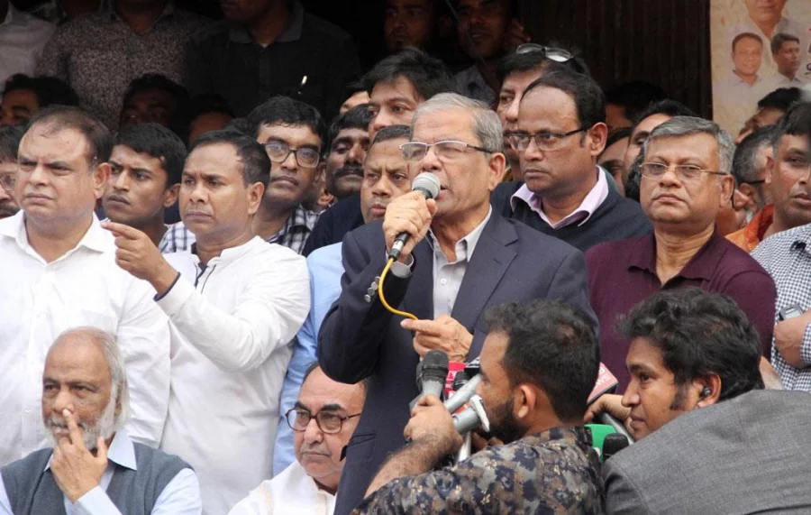 In presence of police, BNP rally demands Khaleda's release