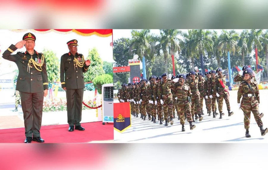 Bangladesh Army awards regimental colours to 4 units