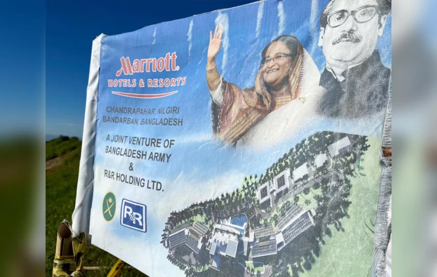 What is happening in Bandarban’s Chandra Pahar?