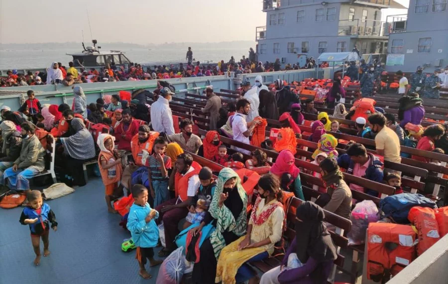 1,804 more Rohingyas relocated to Bhashan Char