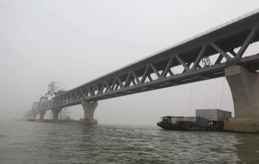 A river, a bridge, a dream taking form and substance