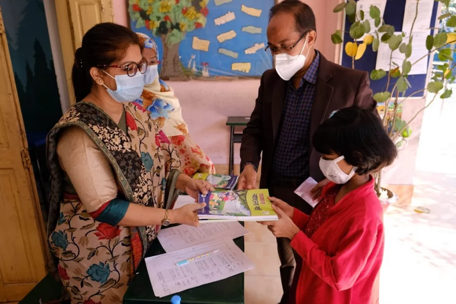School textbook distribution begins across Bangladesh