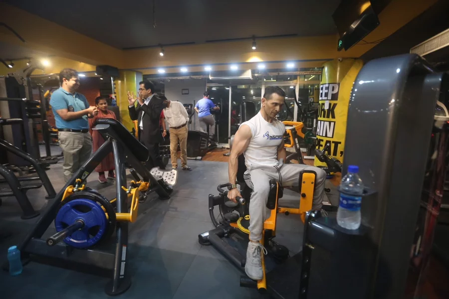 Nabil Ahmed MP takes a tour of Sohel Taj’s gym