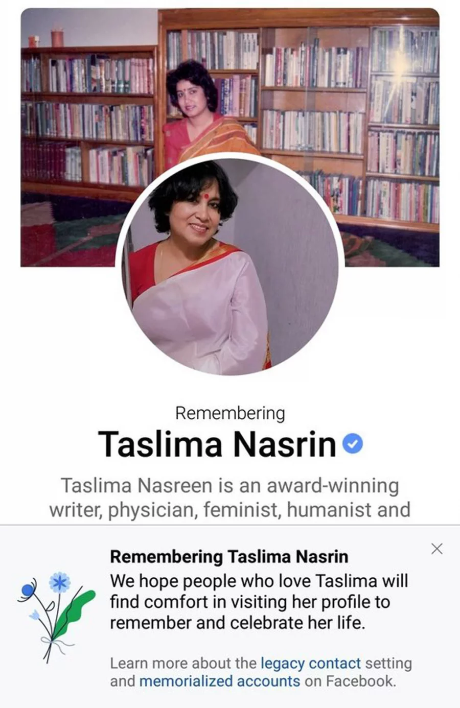 'Dead' on Facebook twice, Taslima Nasrin takes to Twitter for clarification