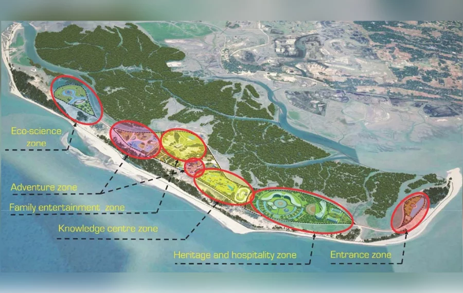 Can Sonadia Eco Park promote tourism while protecting biodiversity?