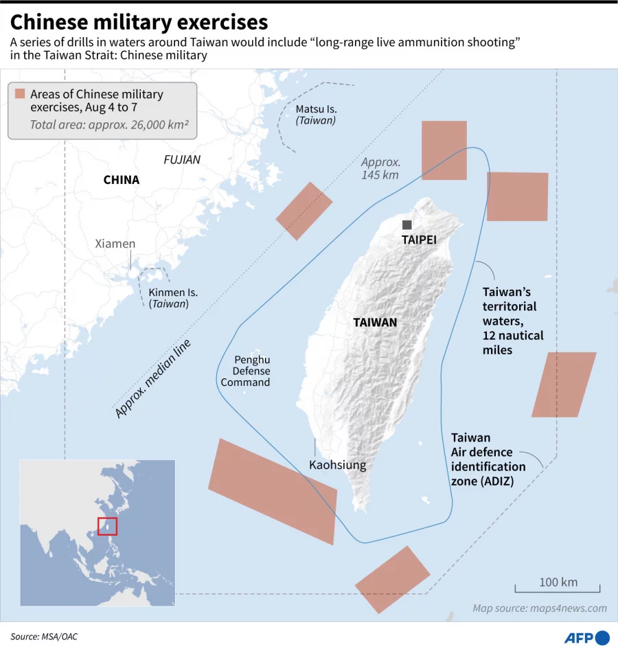 The Taiwan Strait: A history of crises