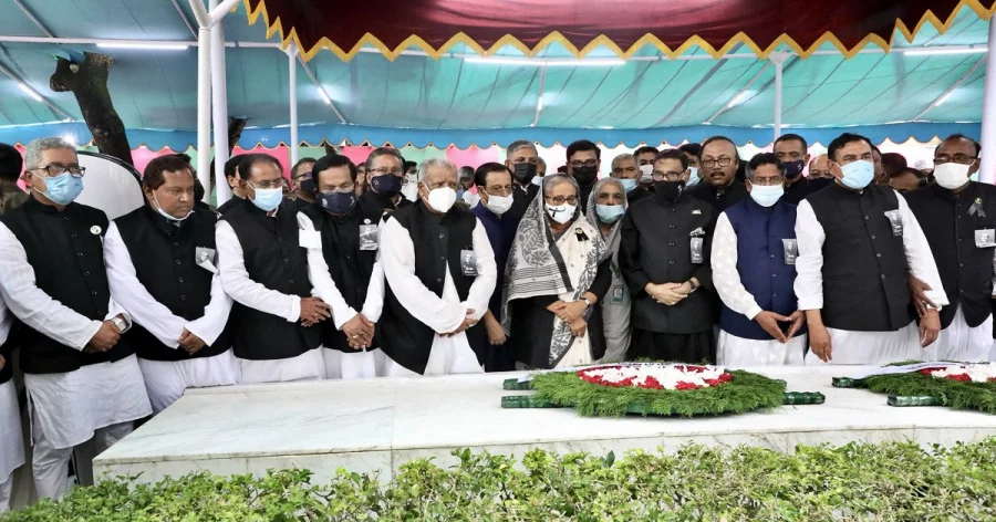 PM pays tributes to Bangabandhu in Tungipara