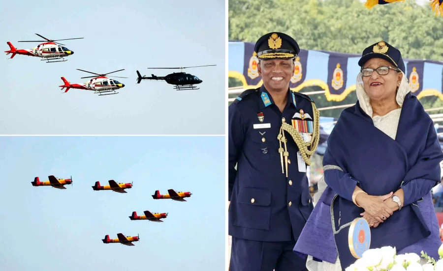 PM Hasina to BAF officers: Develop a sense of responsibility towards ...