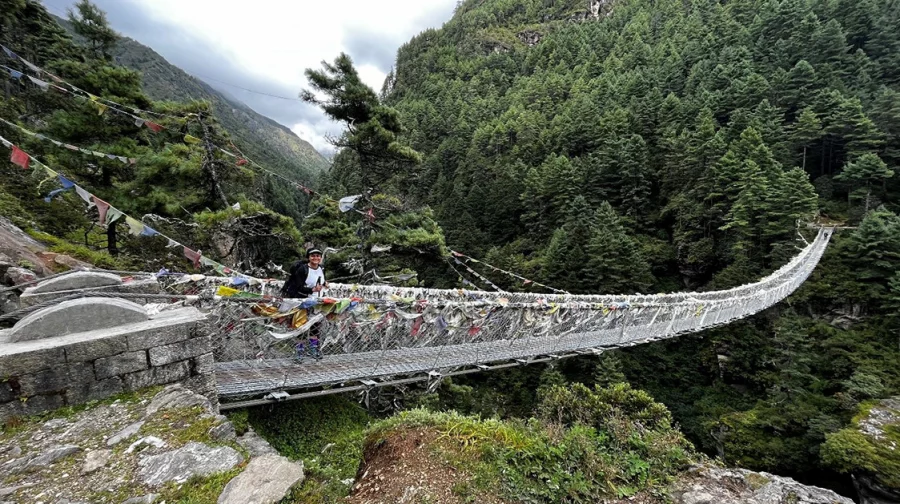 Finding herself on the mountain