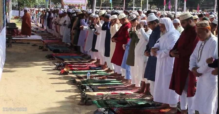 Eid-ul-Fitr celebrated in Bangladesh with festivity