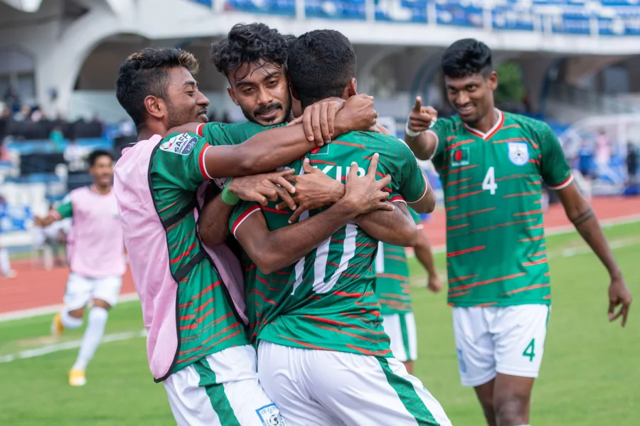 Bangladesh come from behind to outplay the Maldives 3-1