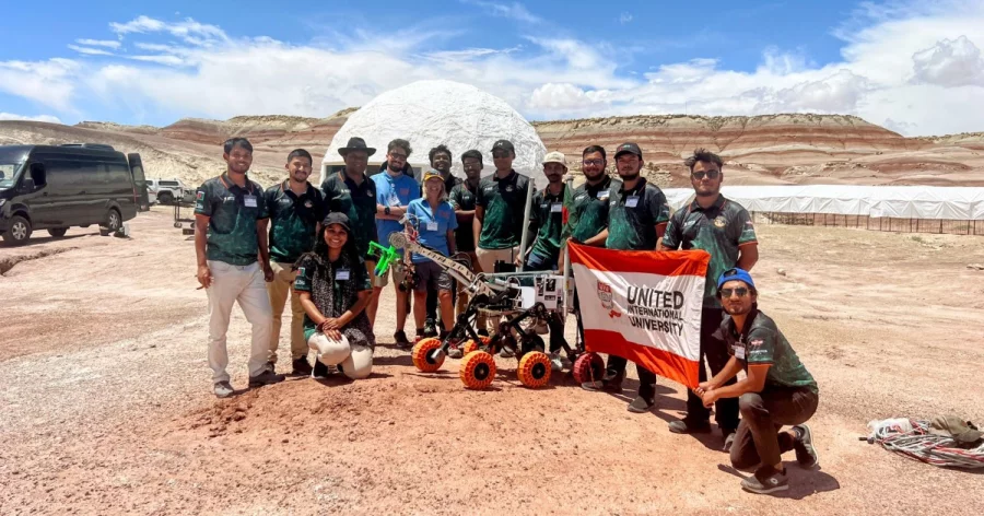UIU places 1st among Asian teams in University Rover Challenge 2023