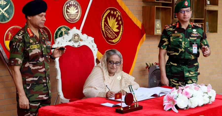 PM Hasina lauds Armed Forces’ professionalism, dedication